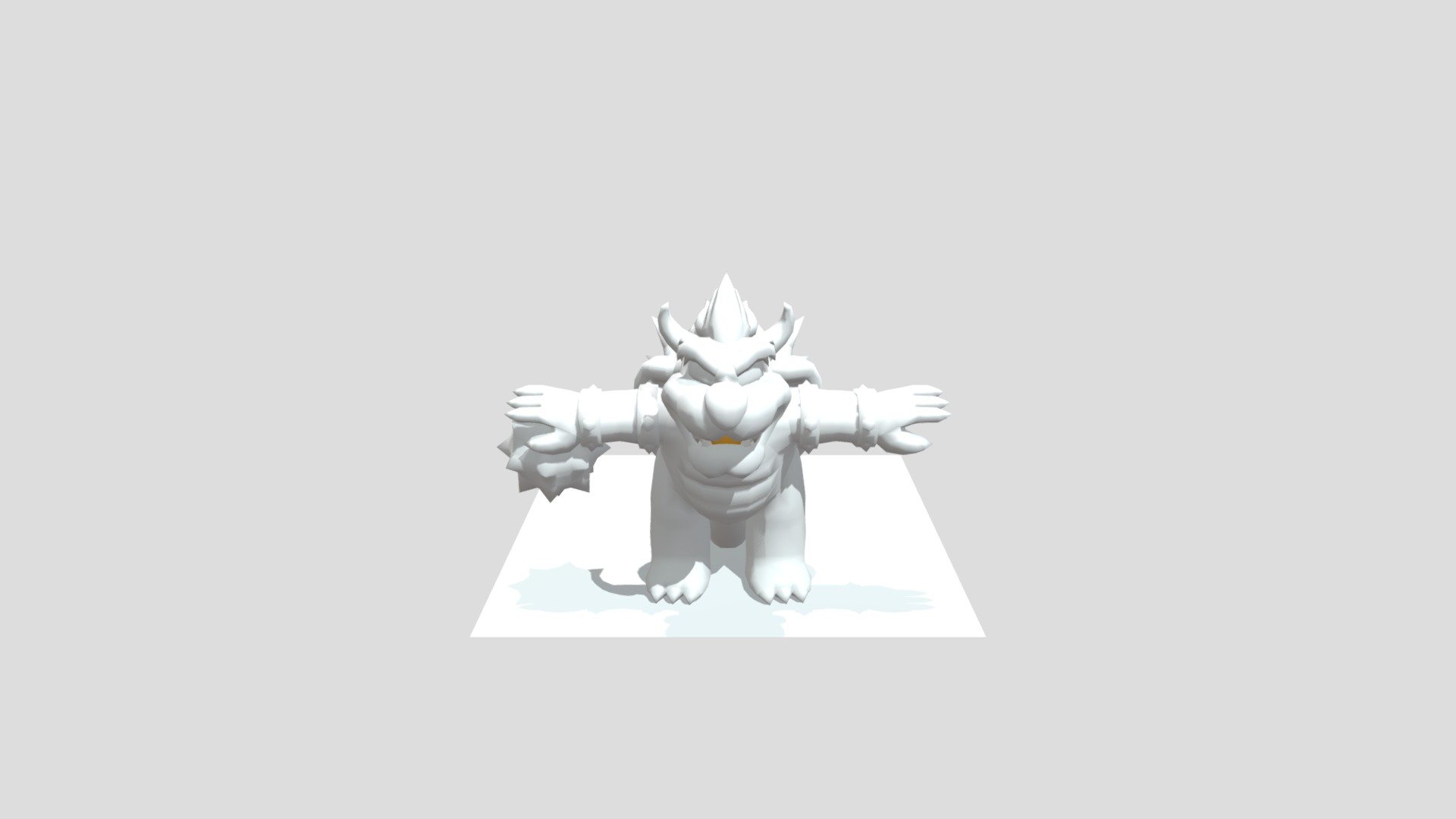 Game Cube - Luigis Mansion - Bowser - Download Free 3D model by ...