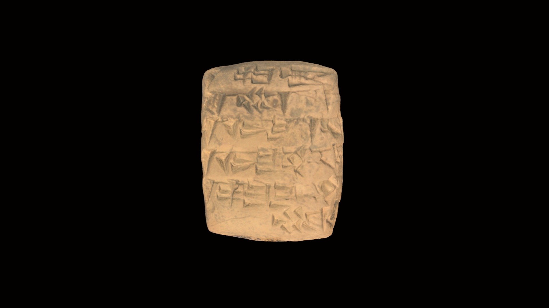 Cuneiform Tablet HMANE1899.2.154 - 3D model by Harvard Museum of the ...