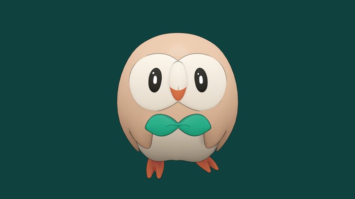 Rowlet 3D models - Sketchfab
