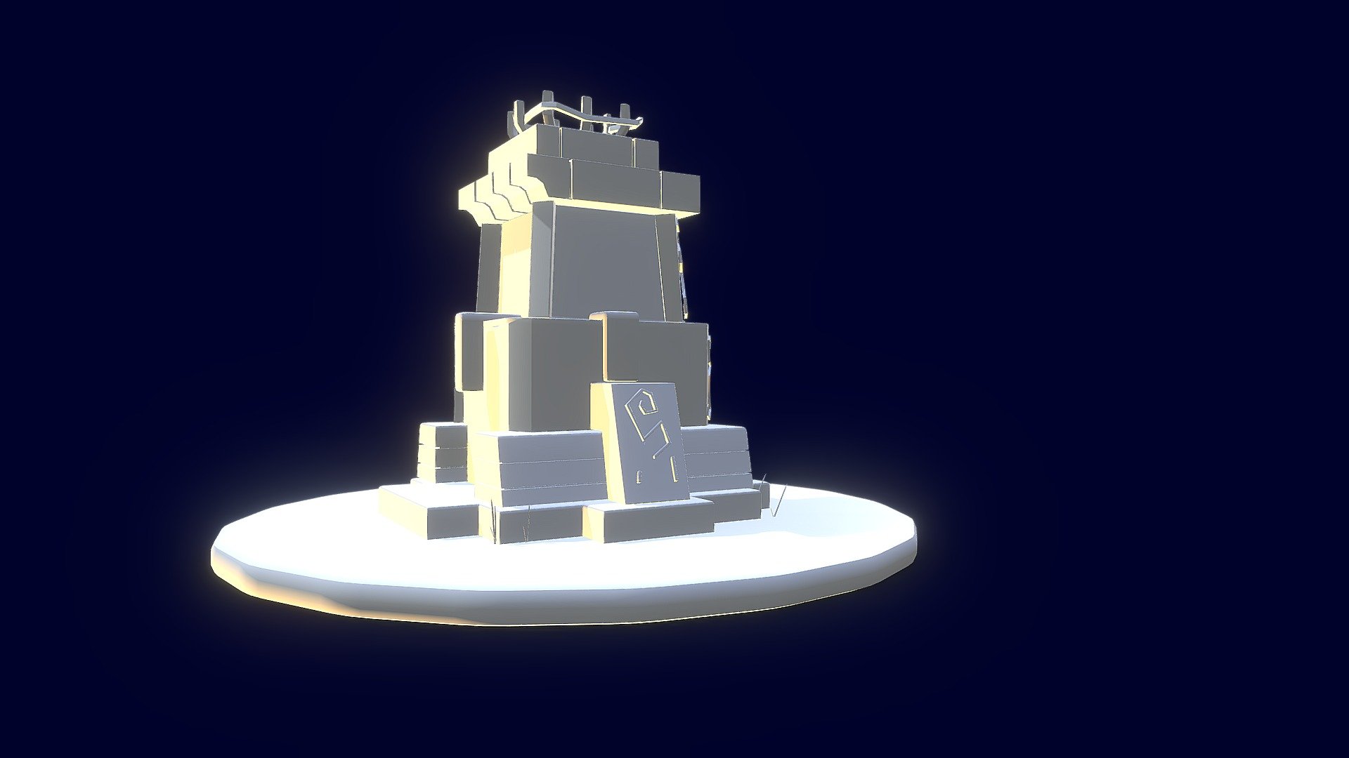 Stone Statue - 3D model by Dawn_Wilson [cfab5b9] - Sketchfab