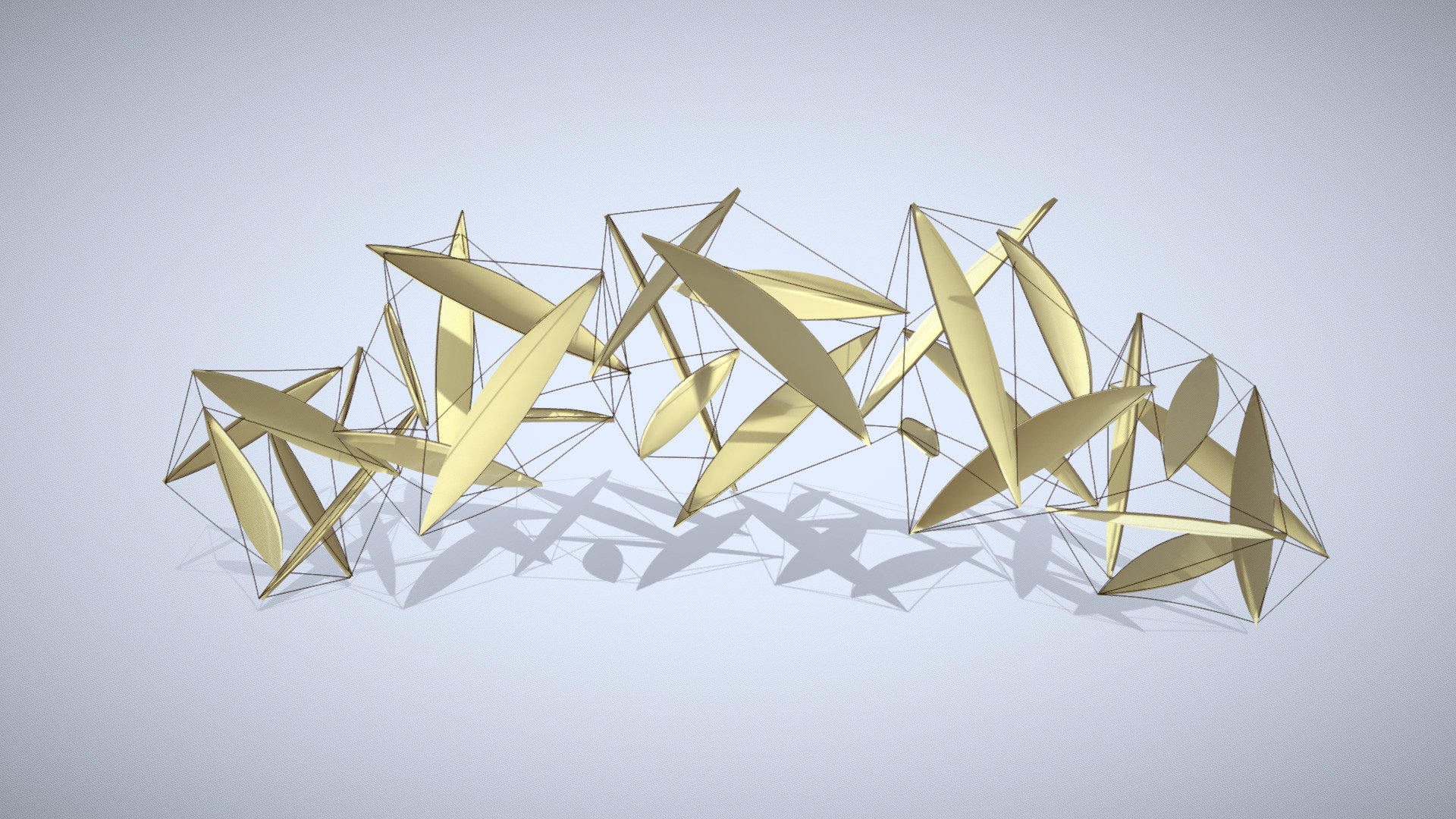 Tensegrity structure - 3D model by lzd [cfab7f0] - Sketchfab
