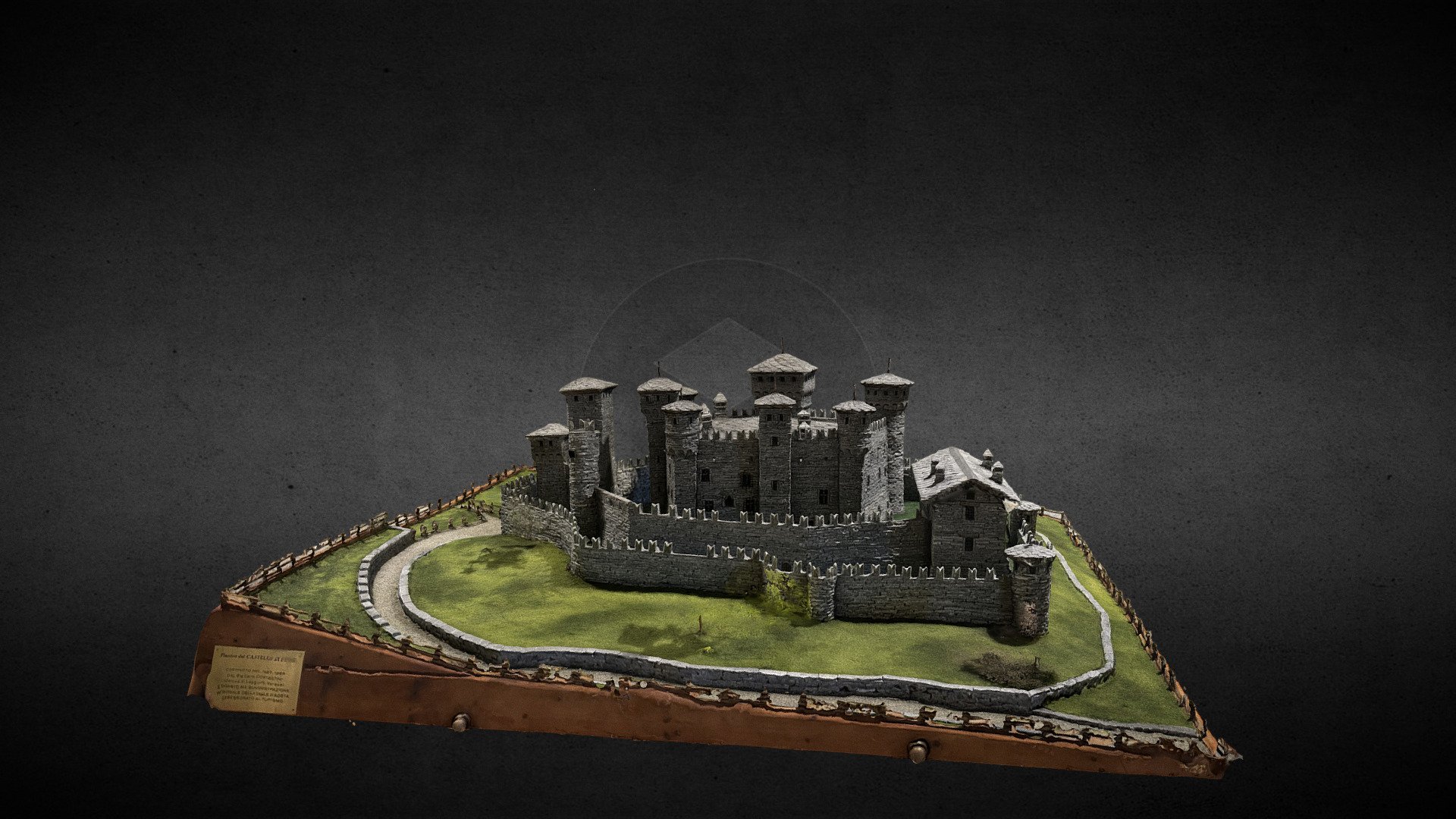 Château de Fénis - Download Free 3D model by sowillo [cfaca01] - Sketchfab