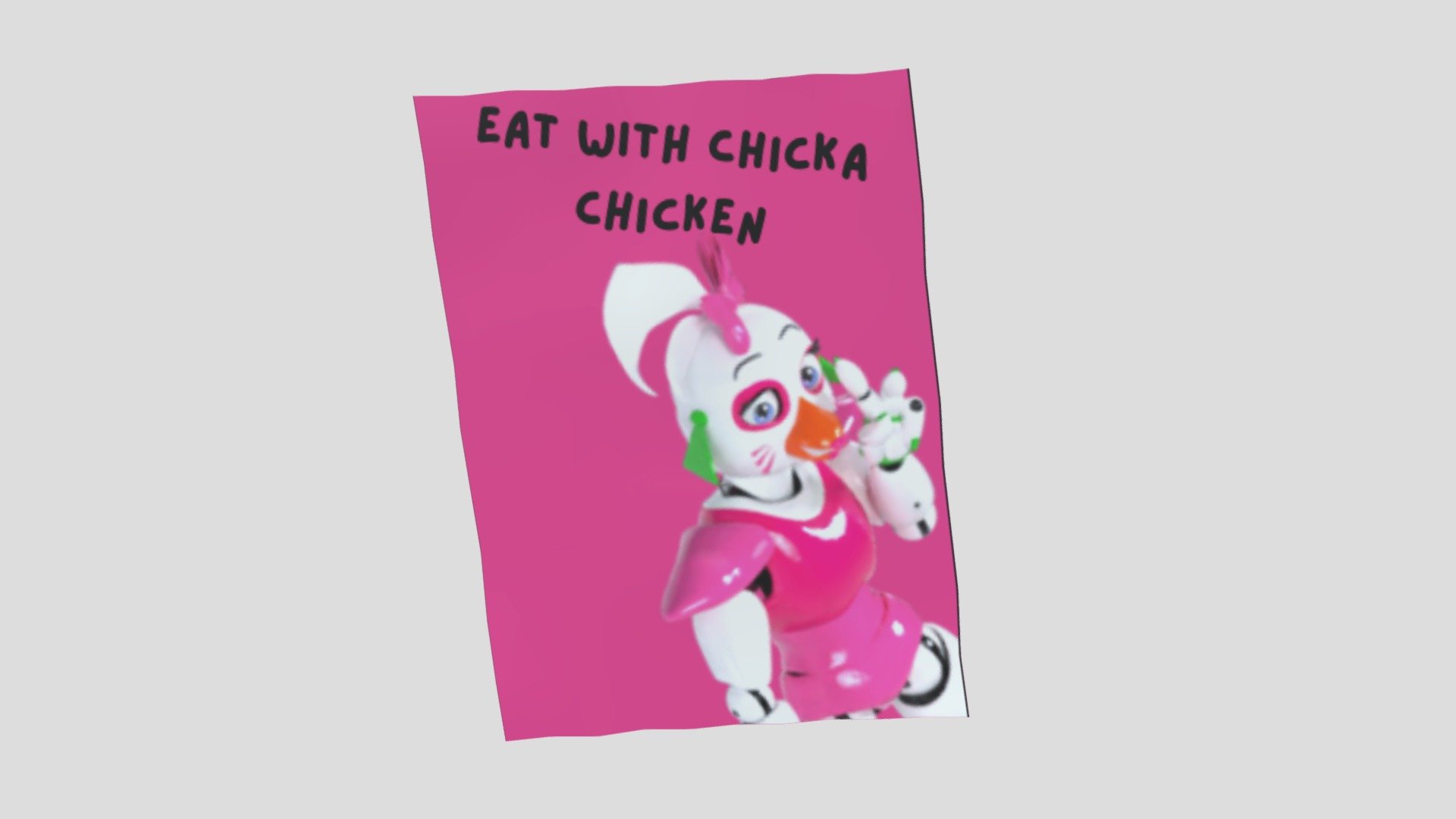 Eat with Chicka Chicken - Download Free 3D model by RoxanneTheArtist945 ...