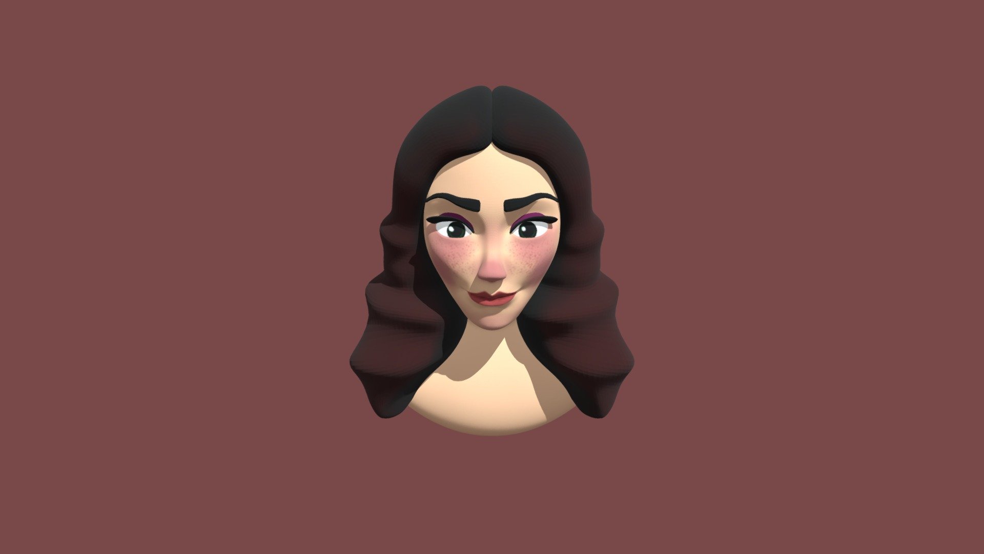 Redhead Stylized Face - Download Free 3D model by jmarco2000 [cfae753 ...
