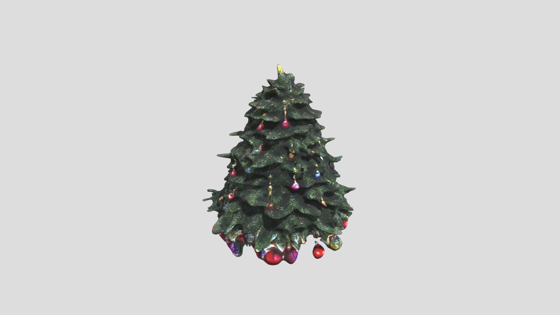 Christmas tree 5 - Download Free 3D model by B4D7 [cfaed41] - Sketchfab