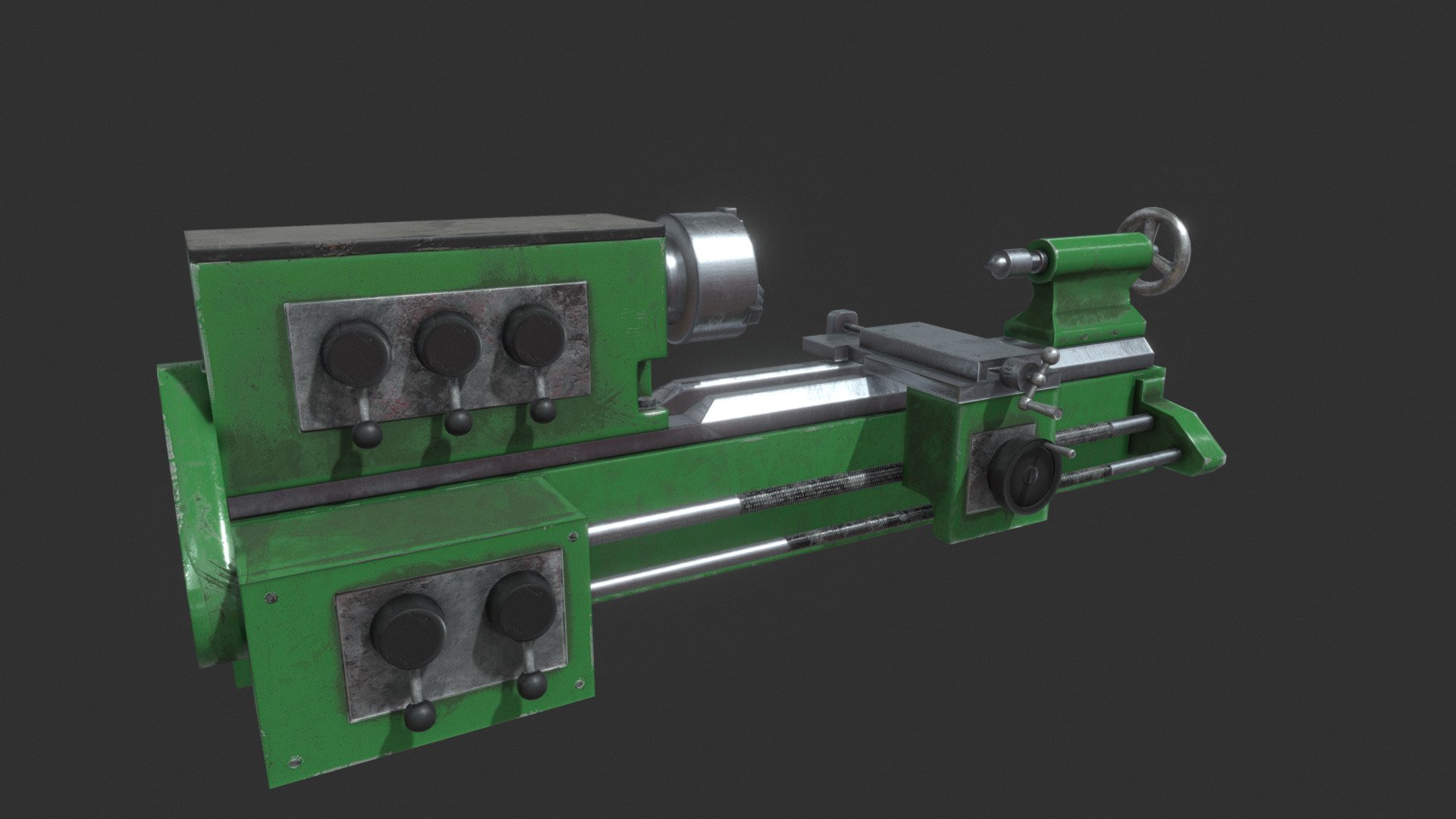lathe - Download Free 3D model by Oleg (@OlegJob) [cfaed4b] - Sketchfab