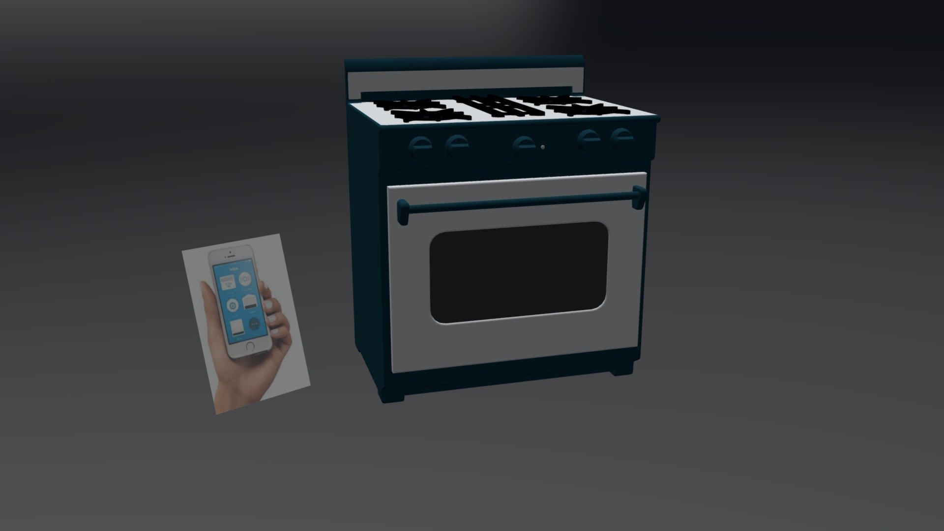 Smart Oven A - 3D model by zephyr [cfaf267] - Sketchfab