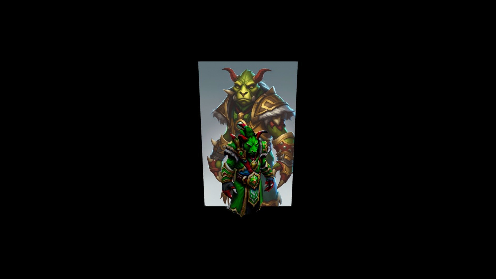 a green elf with horns and armor - Download Free 3D model by klrxyz ...