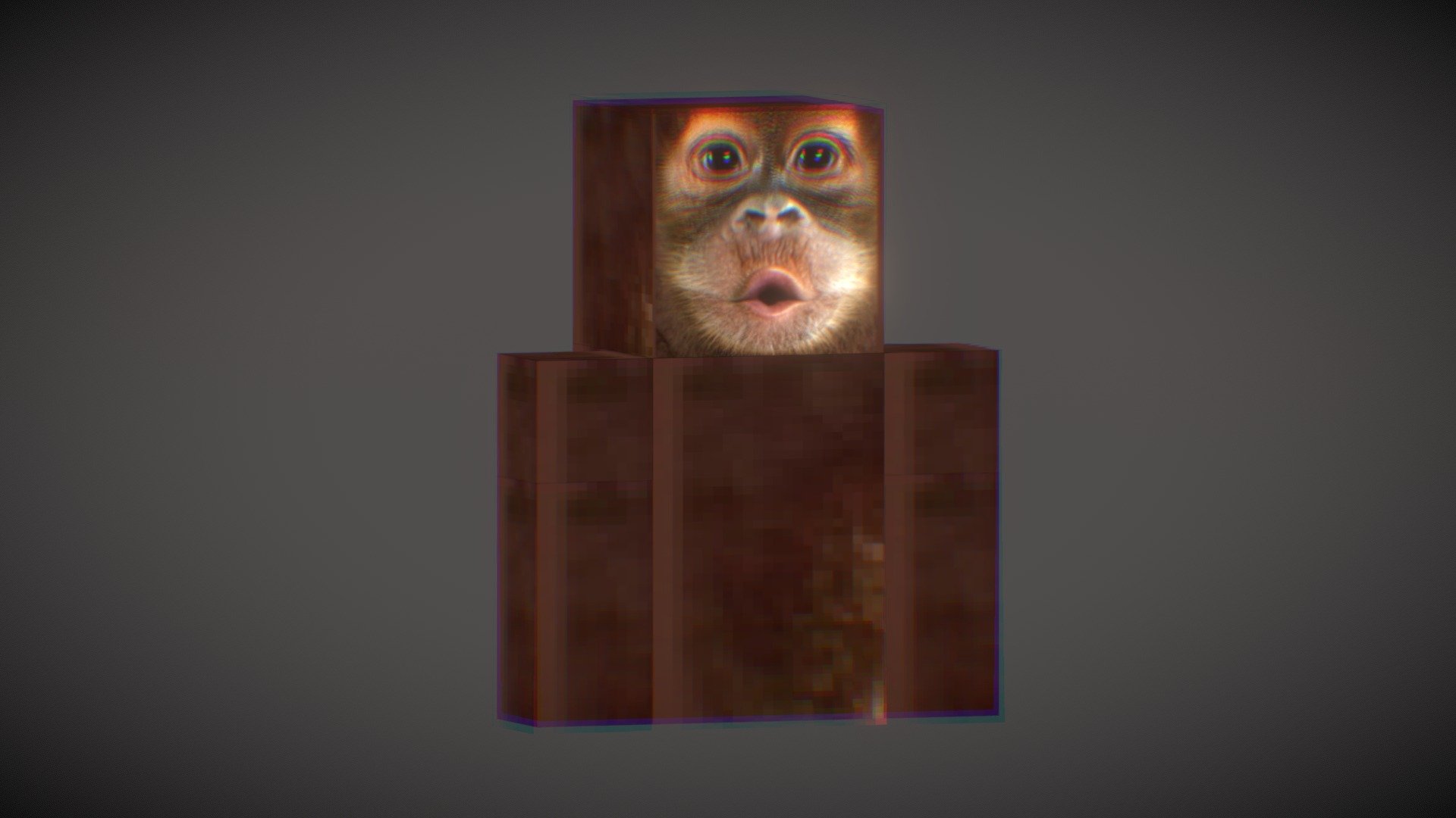 Monkey No Legs - 3D model by randombuilderguy76 (@EamonKK1) [cfb00a2 ...