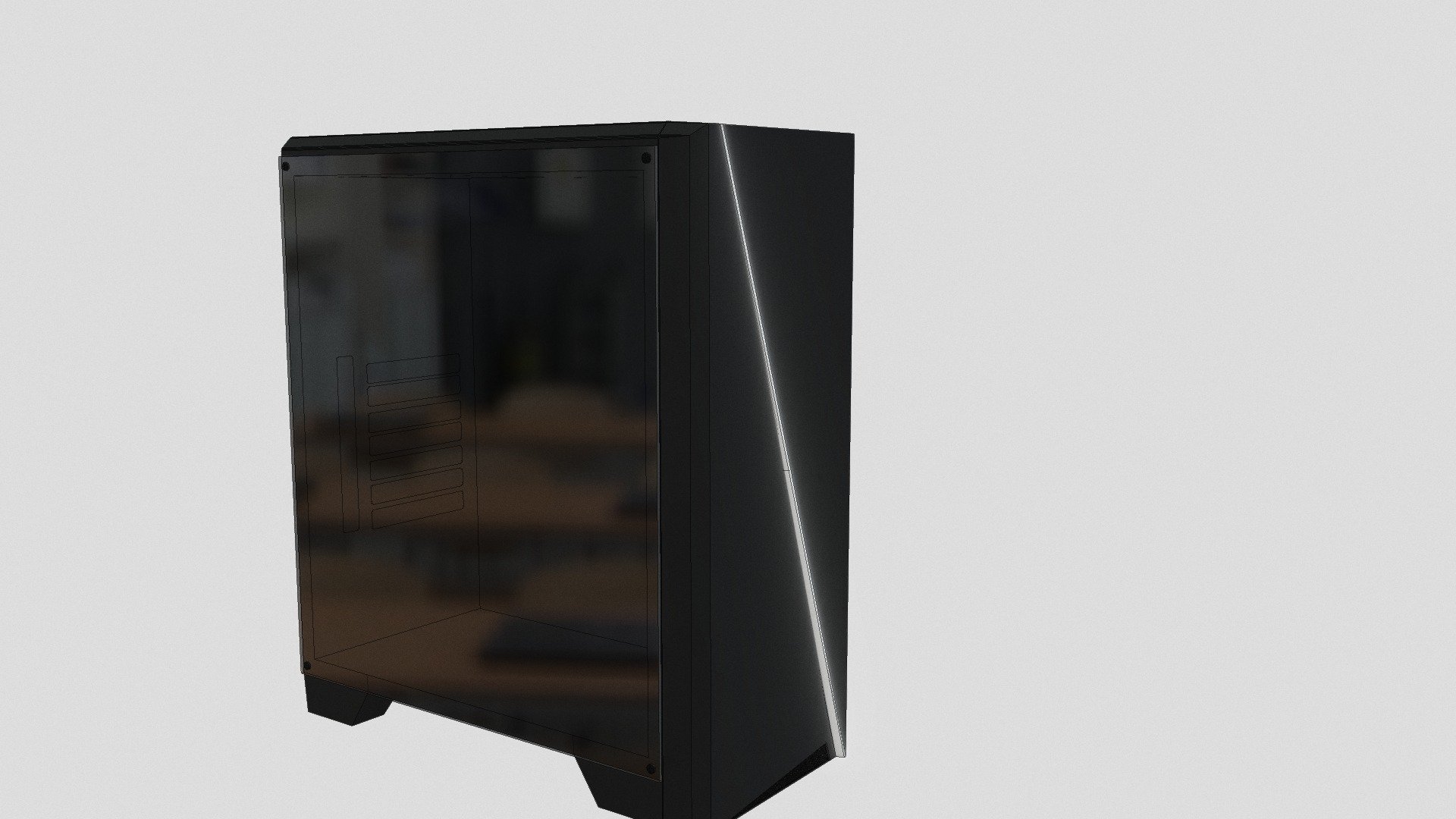 Computer case - Download Free 3D model by dsedov6963 [cfb12fe] - Sketchfab