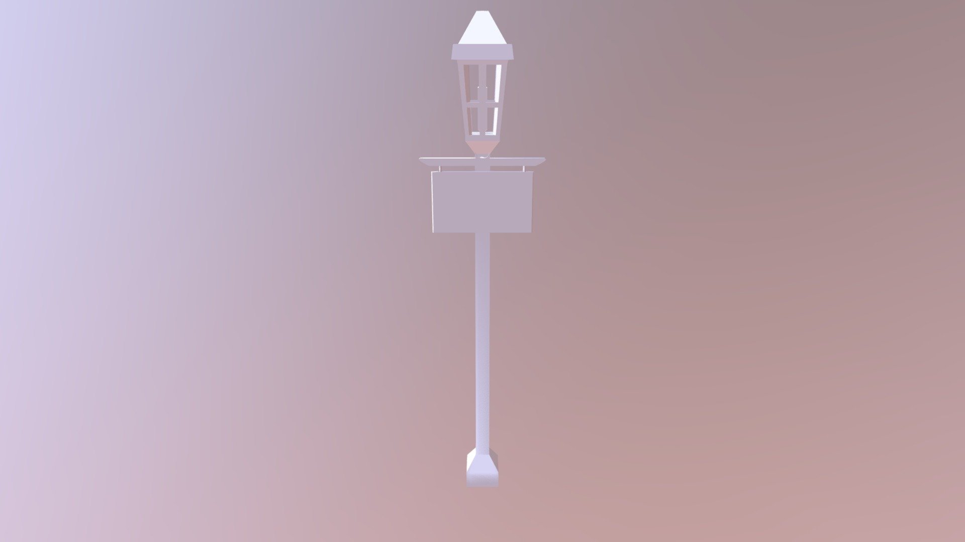 Lamp Post - 3D model by Dustin.Edejer [cfb1c43] - Sketchfab