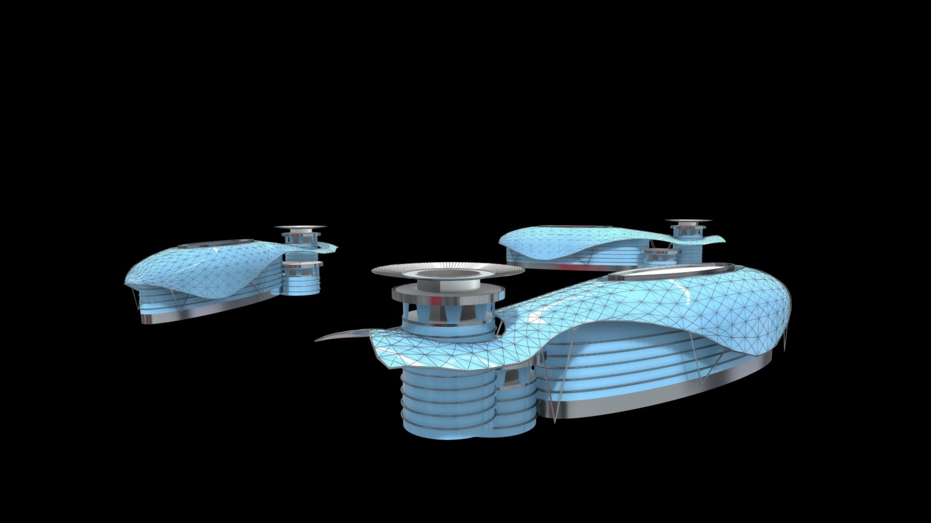 Nexus Terraces - Download Free 3D model by m3org [cfb351e] - Sketchfab
