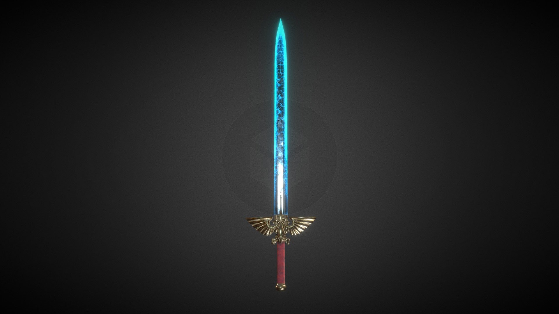 Imperial Power Sword - 3D model by Chris (@cjbgameart) [cfb534d ...
