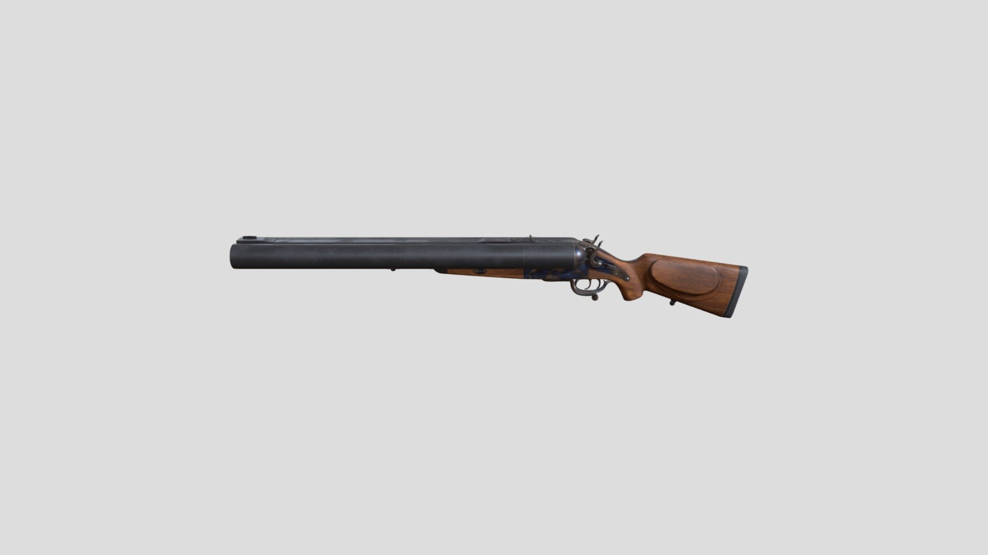 Double Barrel Shotgun - 3D model by atomicsans [cfb817f] - Sketchfab
