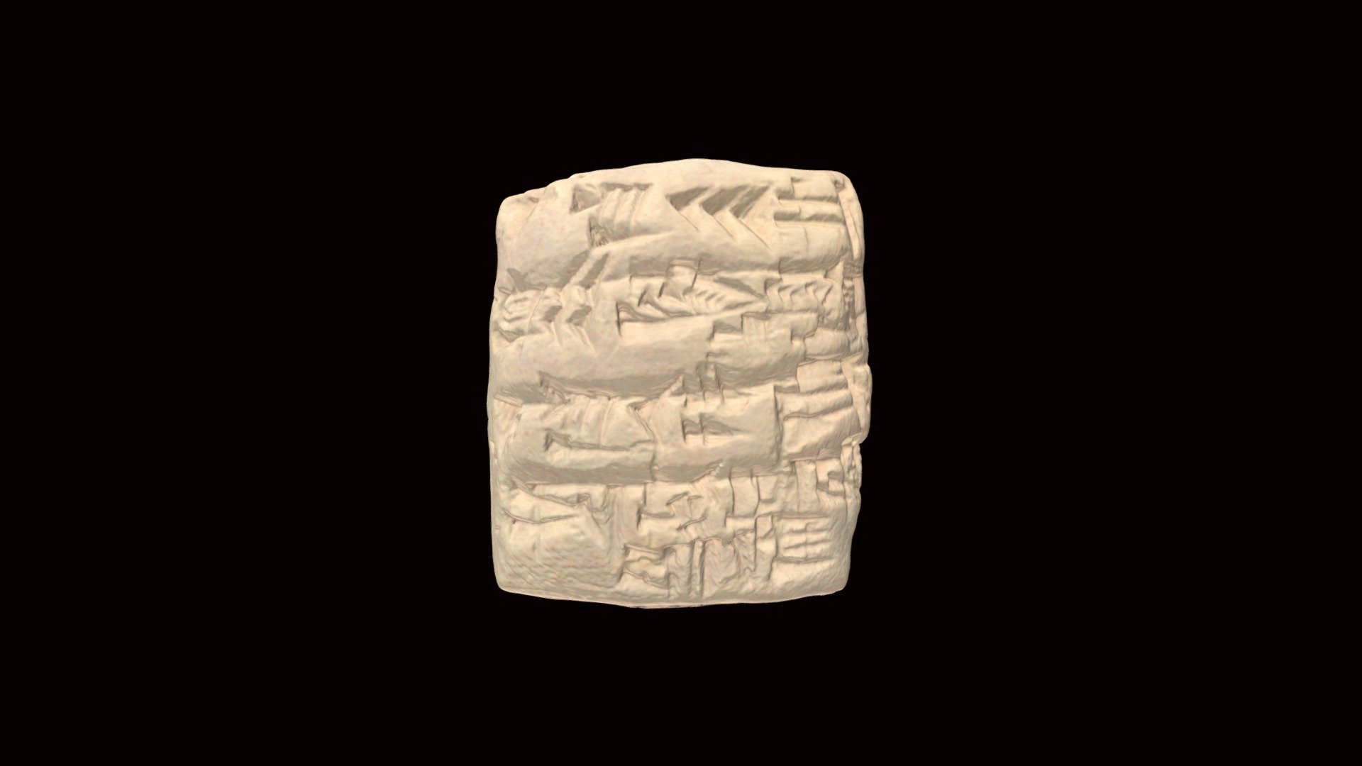 Cuneiform Tablet HMANE1899.2.215 - 3D model by Harvard Museum of the ...