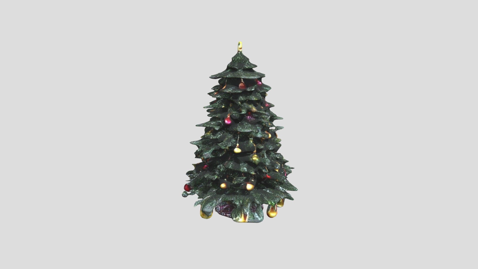 Christmas tree 4 - Download Free 3D model by B4D7 [cfbb775] - Sketchfab