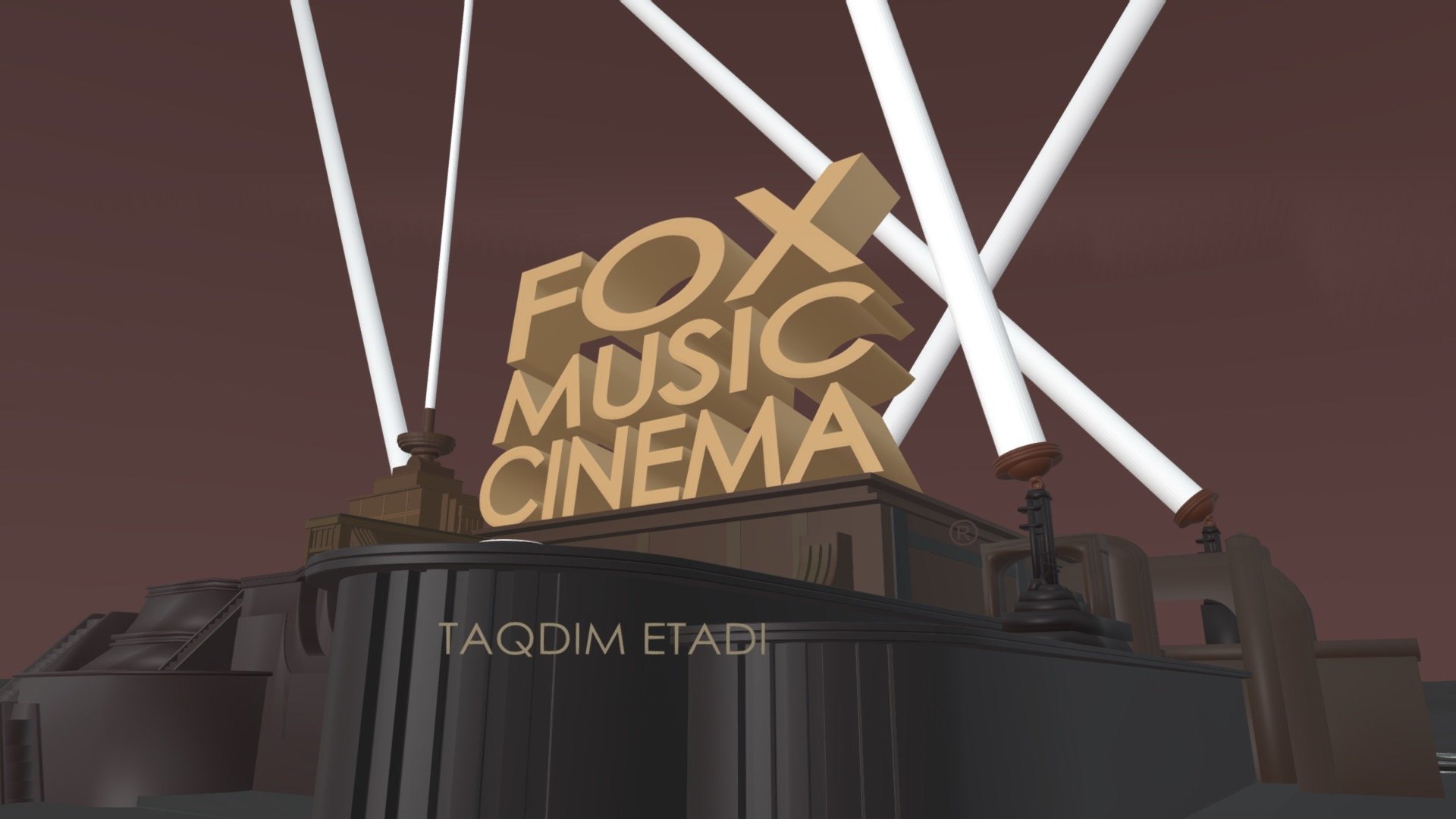 Fox Music Cinema Logo - Download Free 3D model by David Andjelkovic (@davidandjelkovic) [cfbd3b0 ...