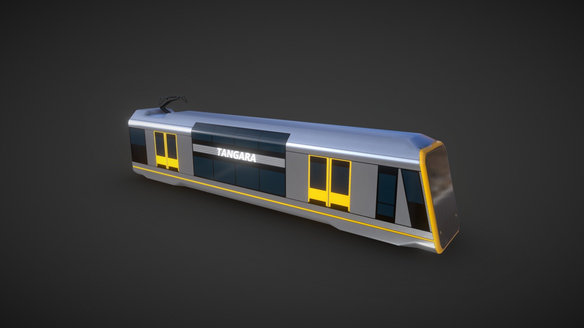 Low Poly Tangara Train - 3D model by Felix 3D (@Asmol79) [cfbf62c ...