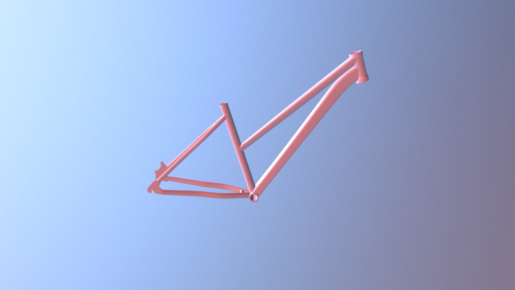 Cyclone Mtb Frame - 3D model by aktofis [cfbfa65] - Sketchfab