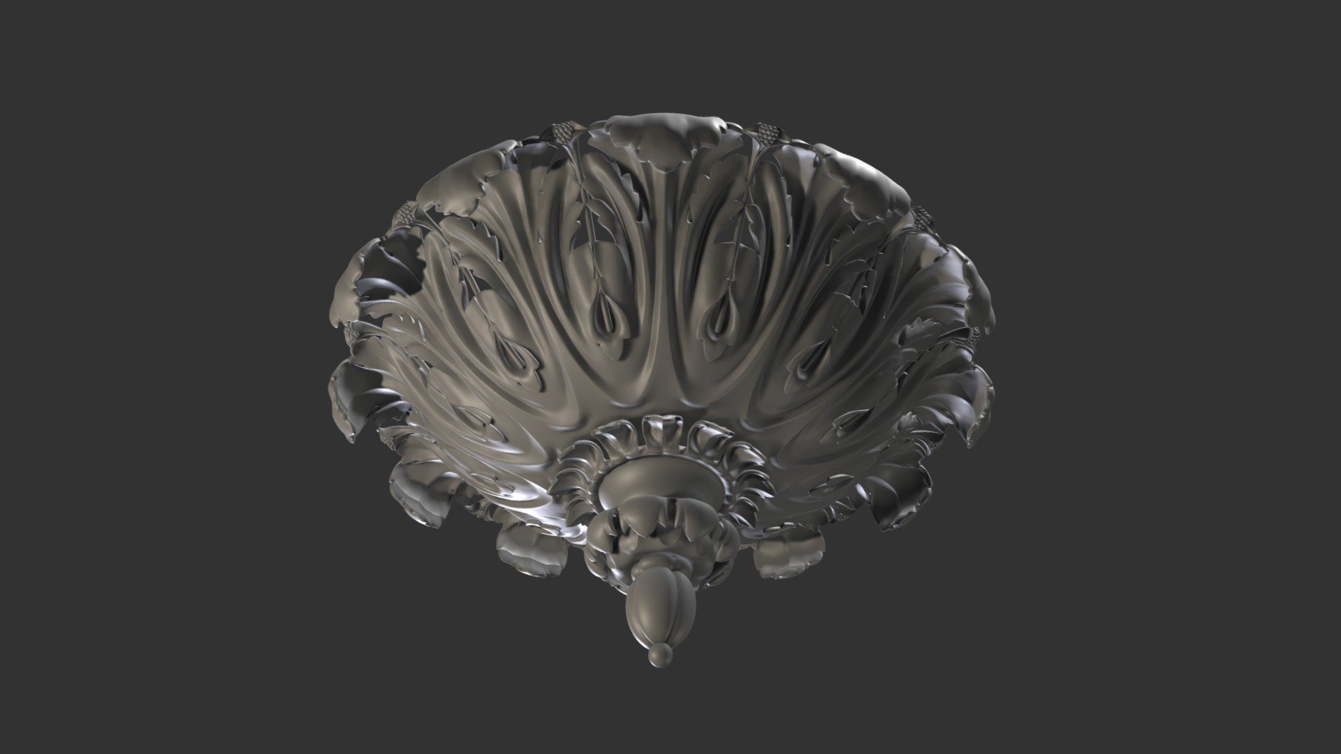 Bobeche and Leaf Assembly 15 & 13 (v2) - 3D model by Alec M Smith ...