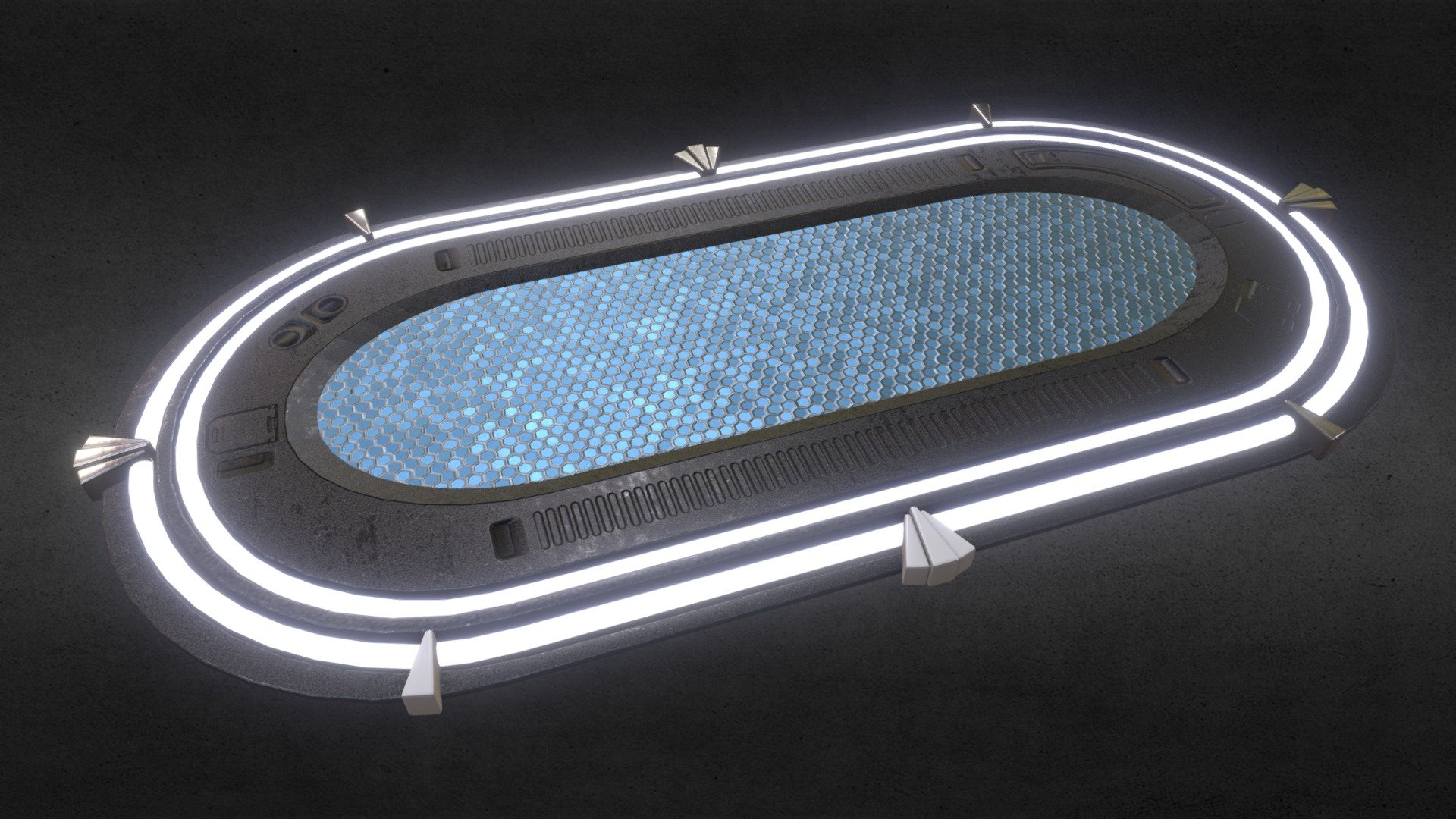 Teleporter Platform - 3D model by fredderick [cfc01b9] - Sketchfab