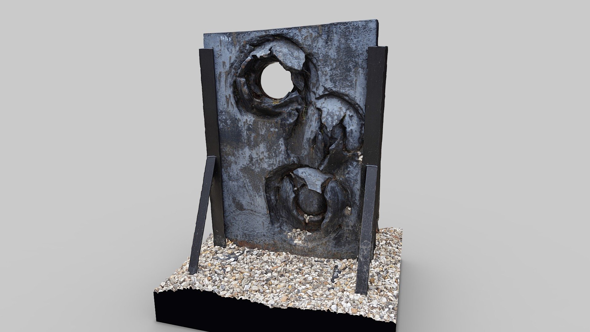 Damaged Iron Plate - Download Free 3D model by artfletch [cfc14a9 ...