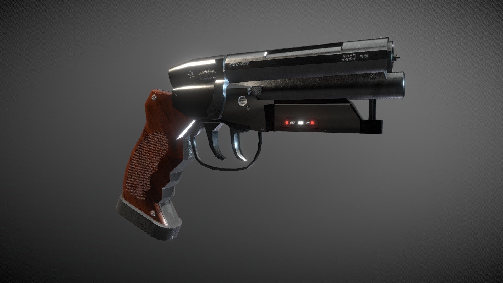 Deckard's Blade Runner Gun - 3D model by Lidya_Syabro (@la_fer ...