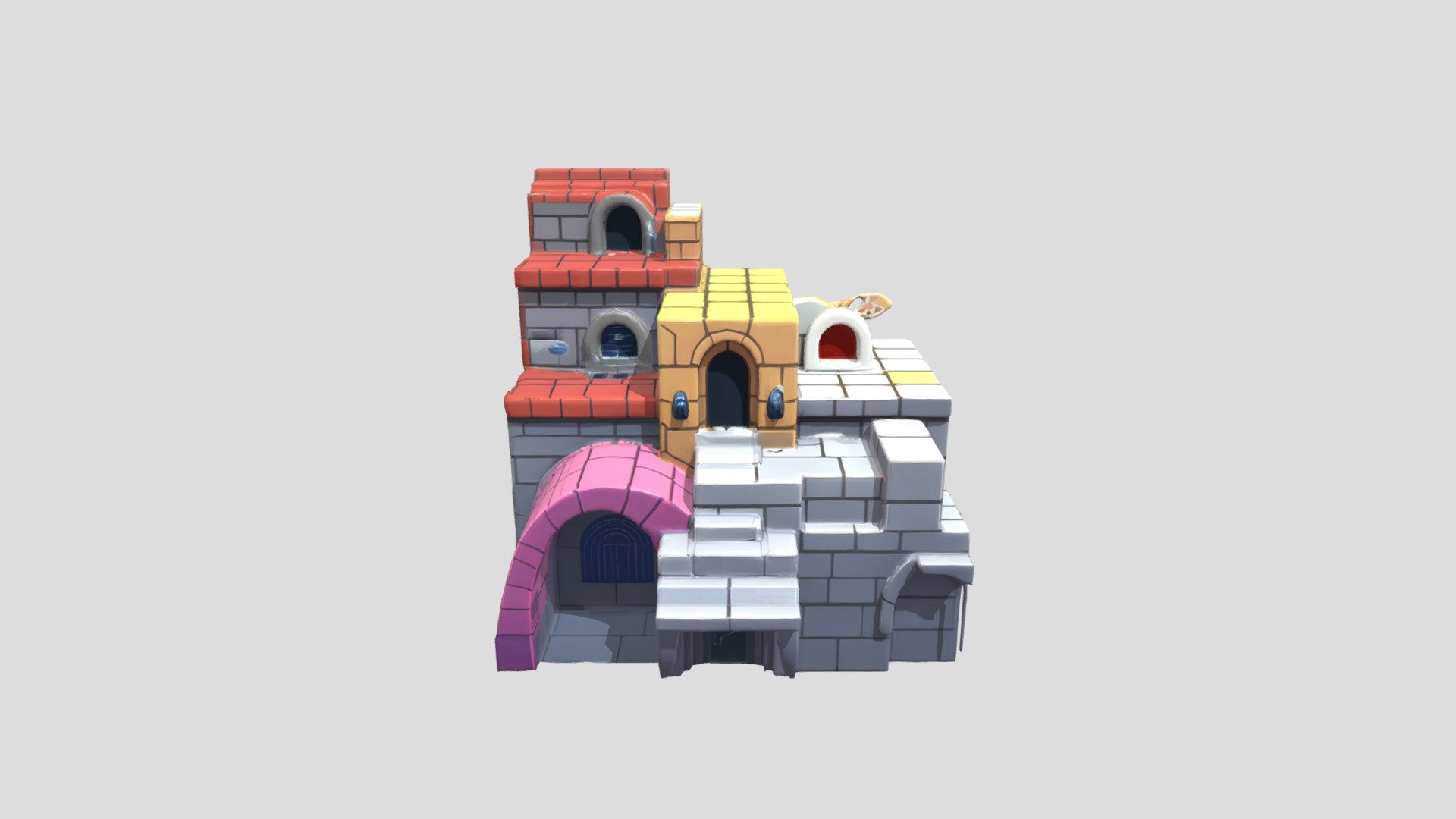 fantasy castle structure - Download Free 3D model by klrxyz [cfc8897 ...