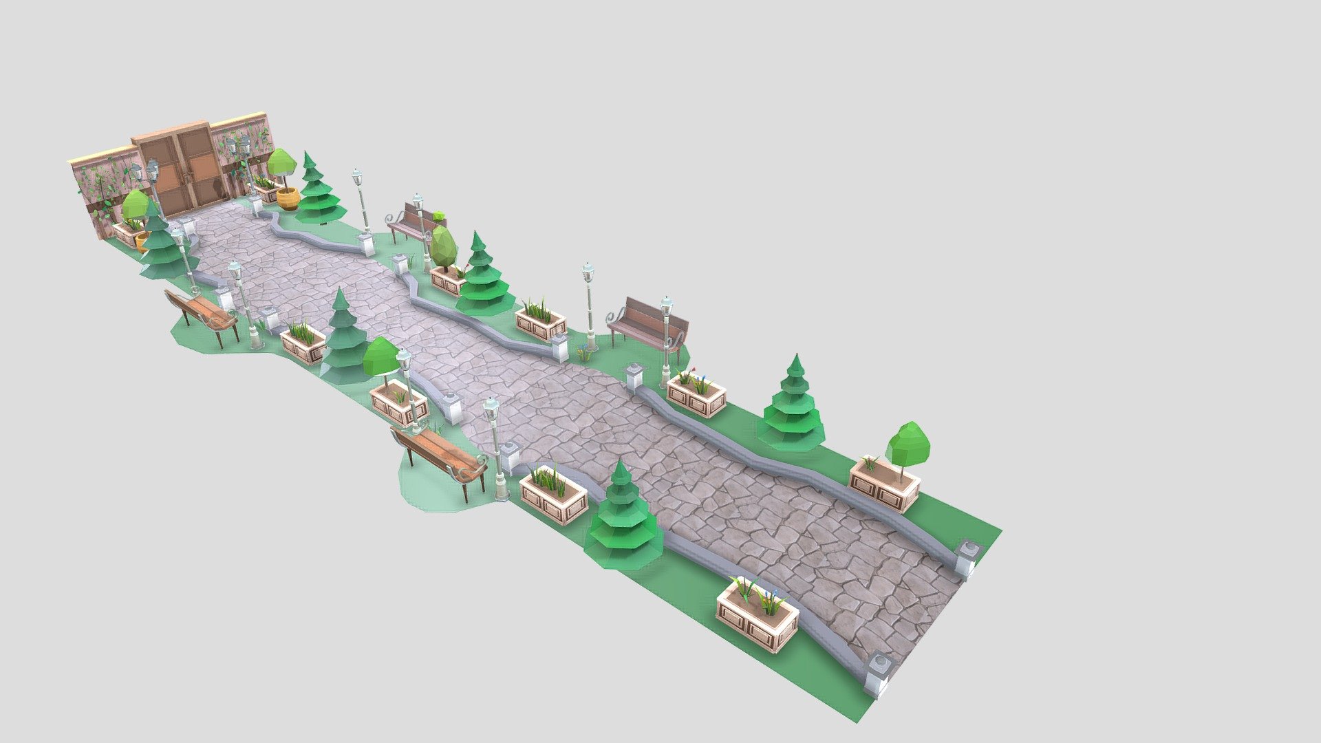 Street_exit - 3D model by CC (@ccsf) [cfc976c] - Sketchfab