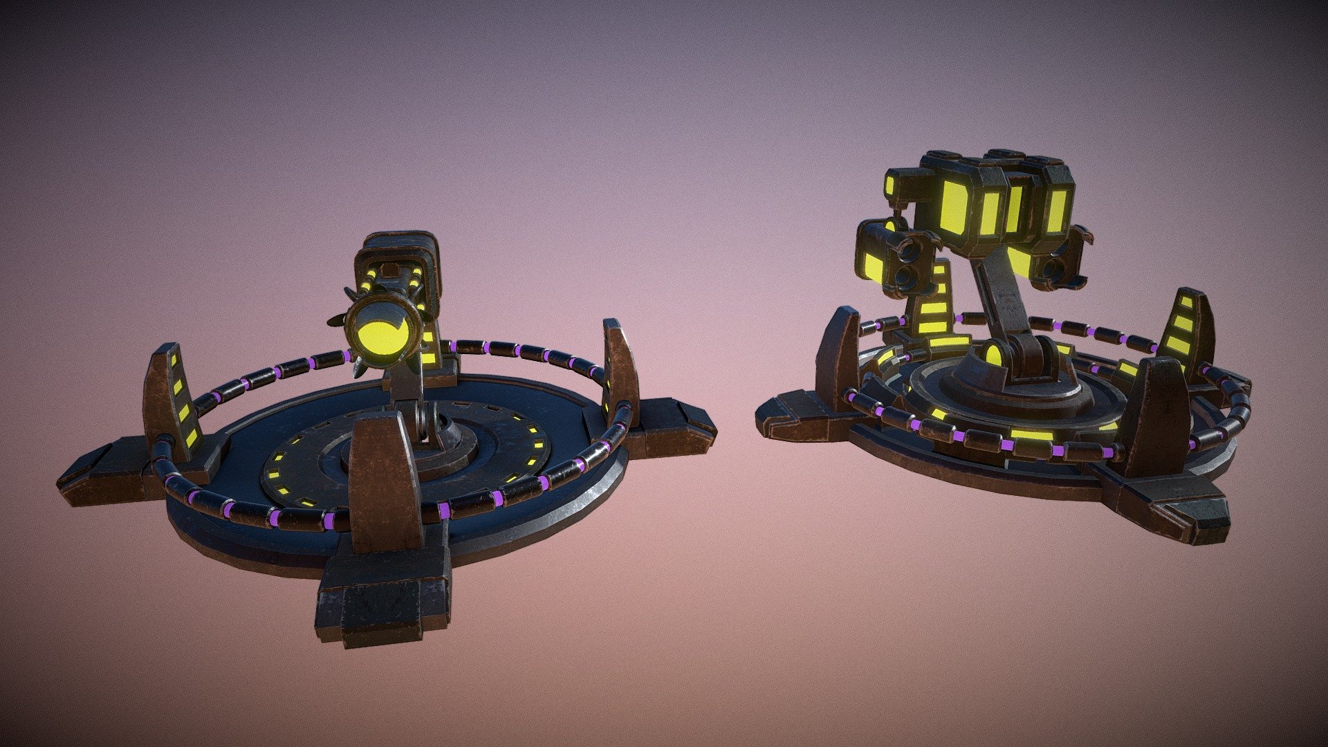 BattleFlight Enemies - 3D model by Ricardo Dias Teixeira ...