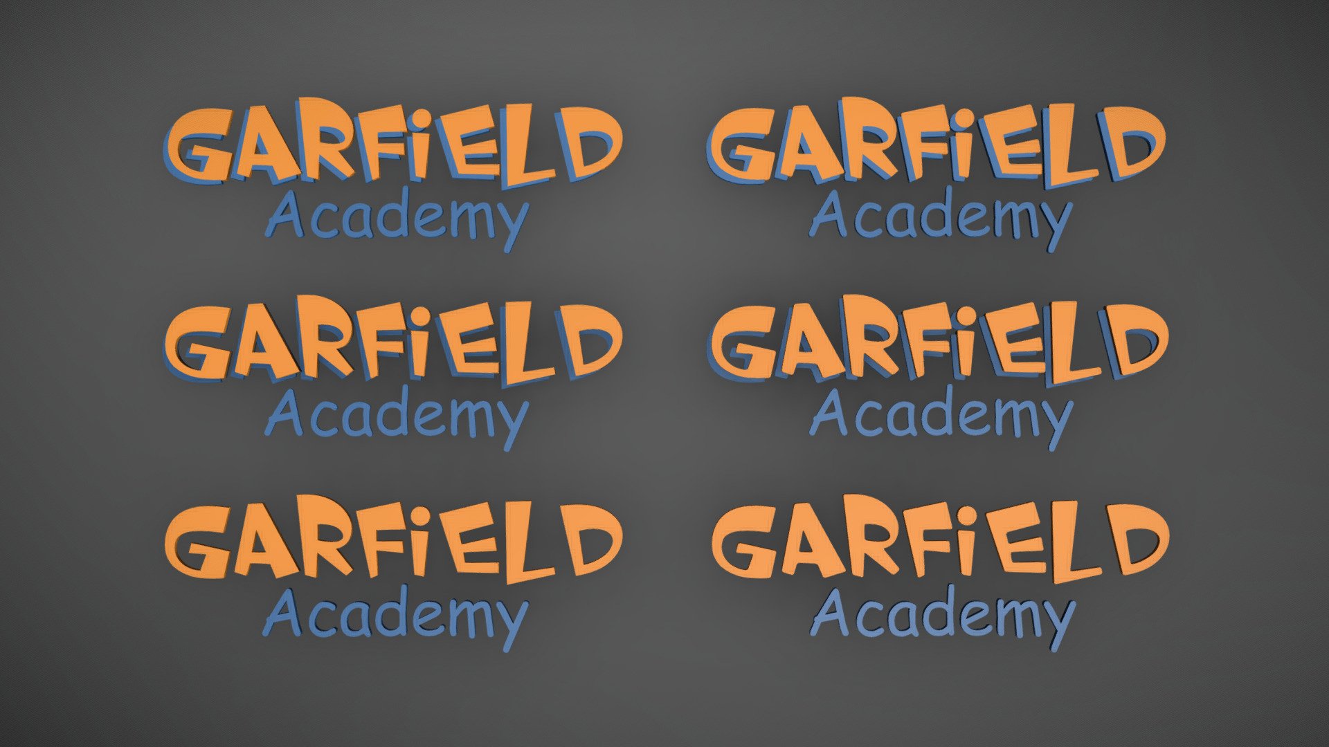 GARFIELD Academy - 3D model by iSinner (@jhonnyroocksinner) [cfca049 ...