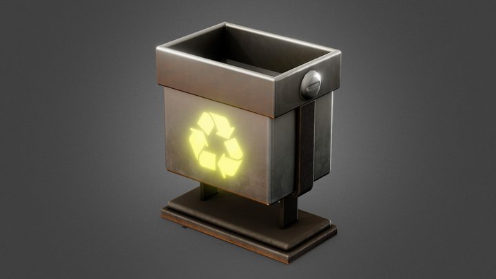 Dustbin 3D models - Sketchfab
