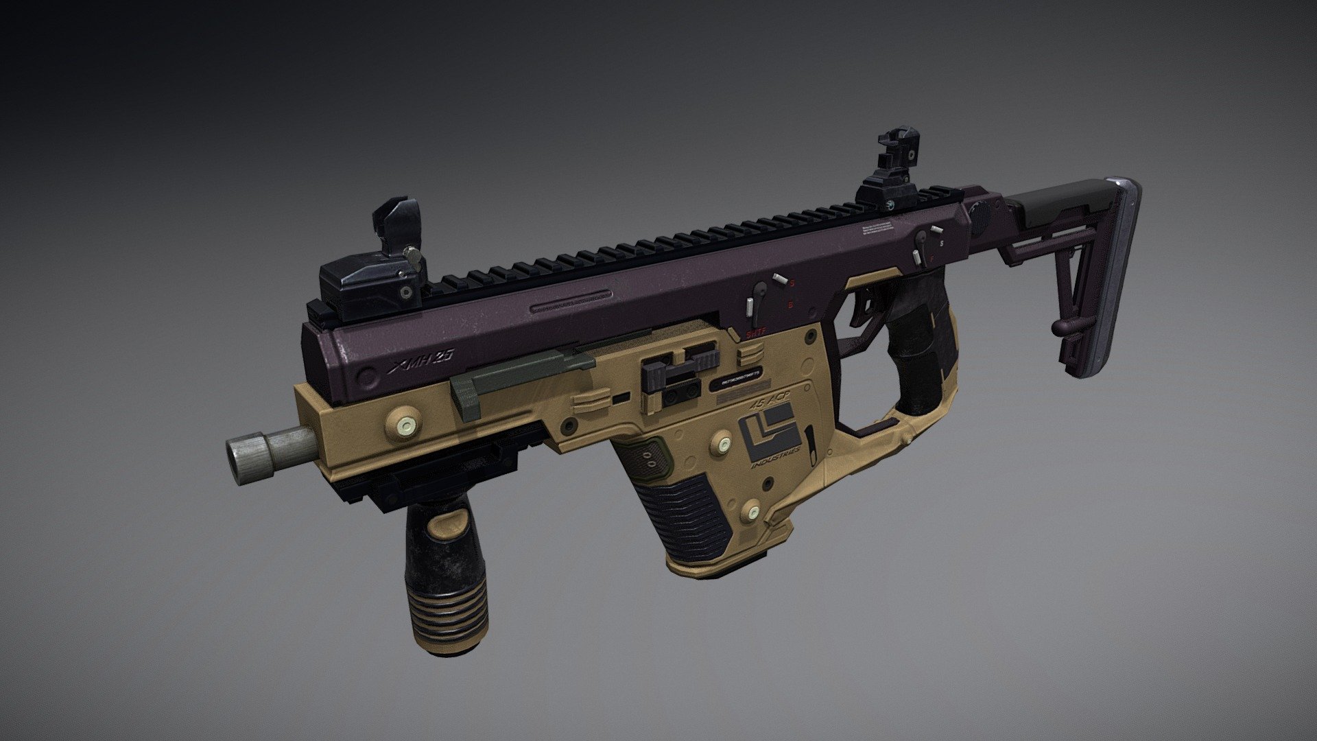 Vector SMG - 3D model by Canis_Lepophagus [cfcd3e7] - Sketchfab