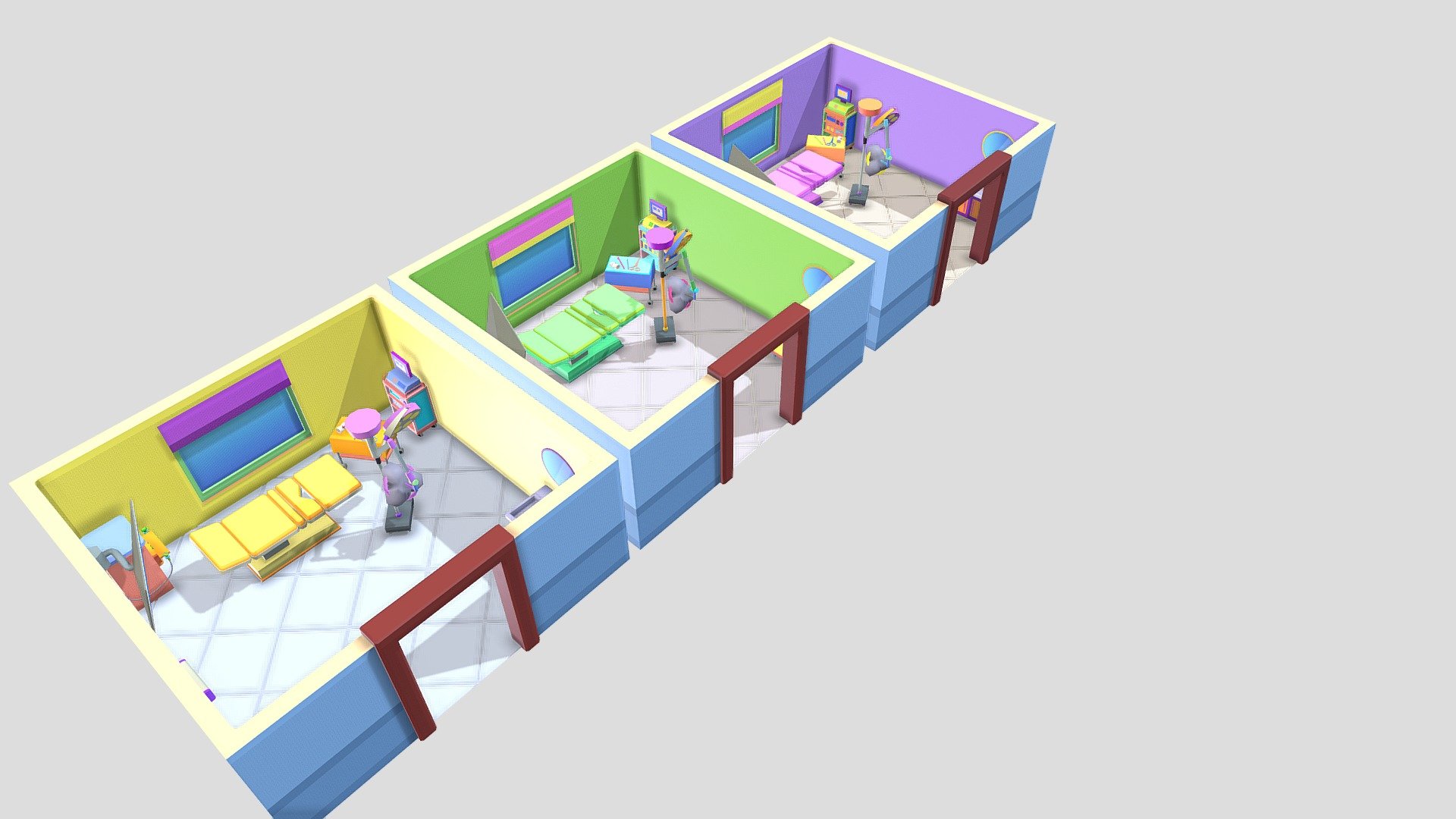 Operating_rooms_Greyd_03 - 3D model by CC (@ccsf) [cfcf5a7] - Sketchfab