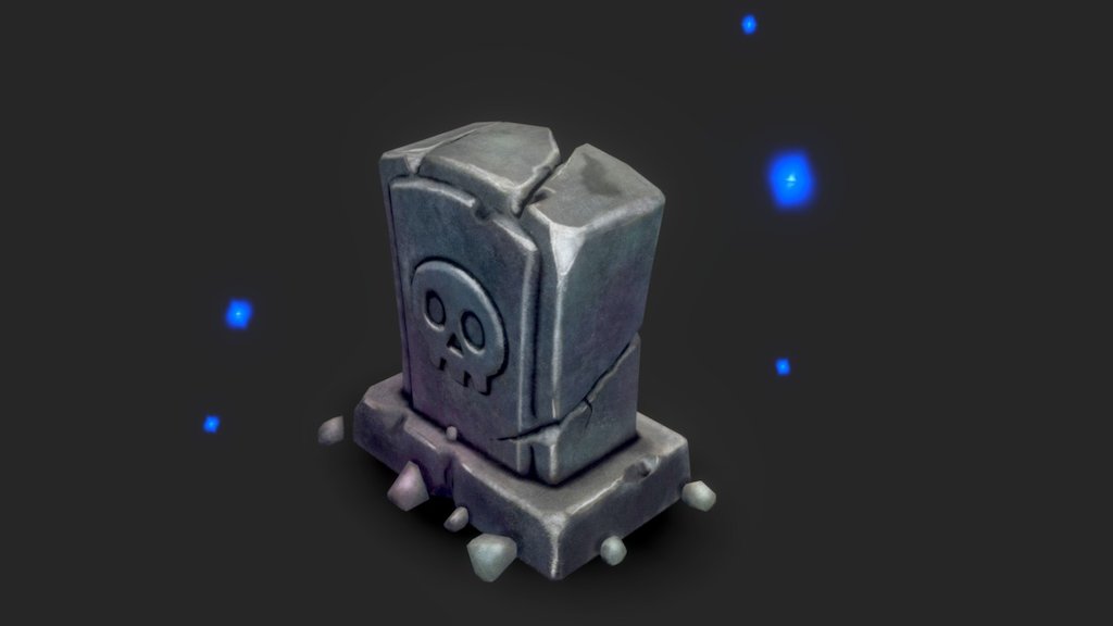 Stylized Tombstone - 3D model by Justin T Phillips (@jtp360) [cfd047e ...
