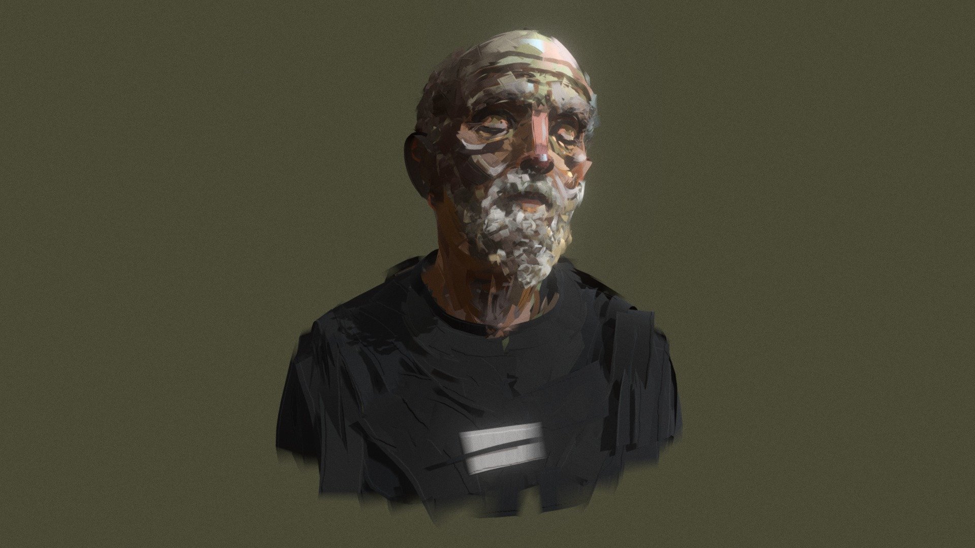 VR portrait of an old man - 3D model by irreal.art [cfd11c5] - Sketchfab