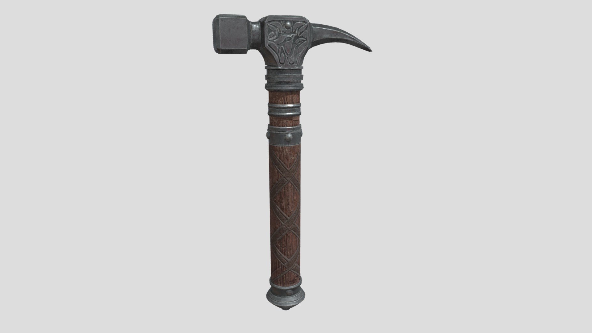 Medieval Hammer - 3D model by cheese3d [cfd3096] - Sketchfab