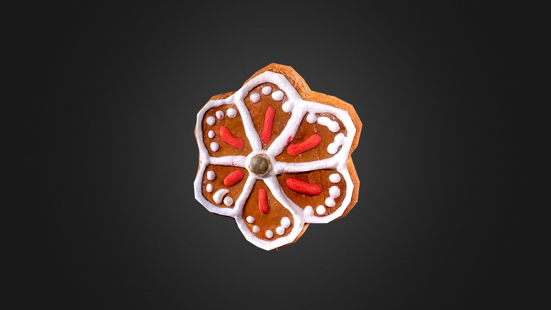 Gingerbread Flower (LowPoly) - Buy Royalty Free 3D model by redline3678 ...