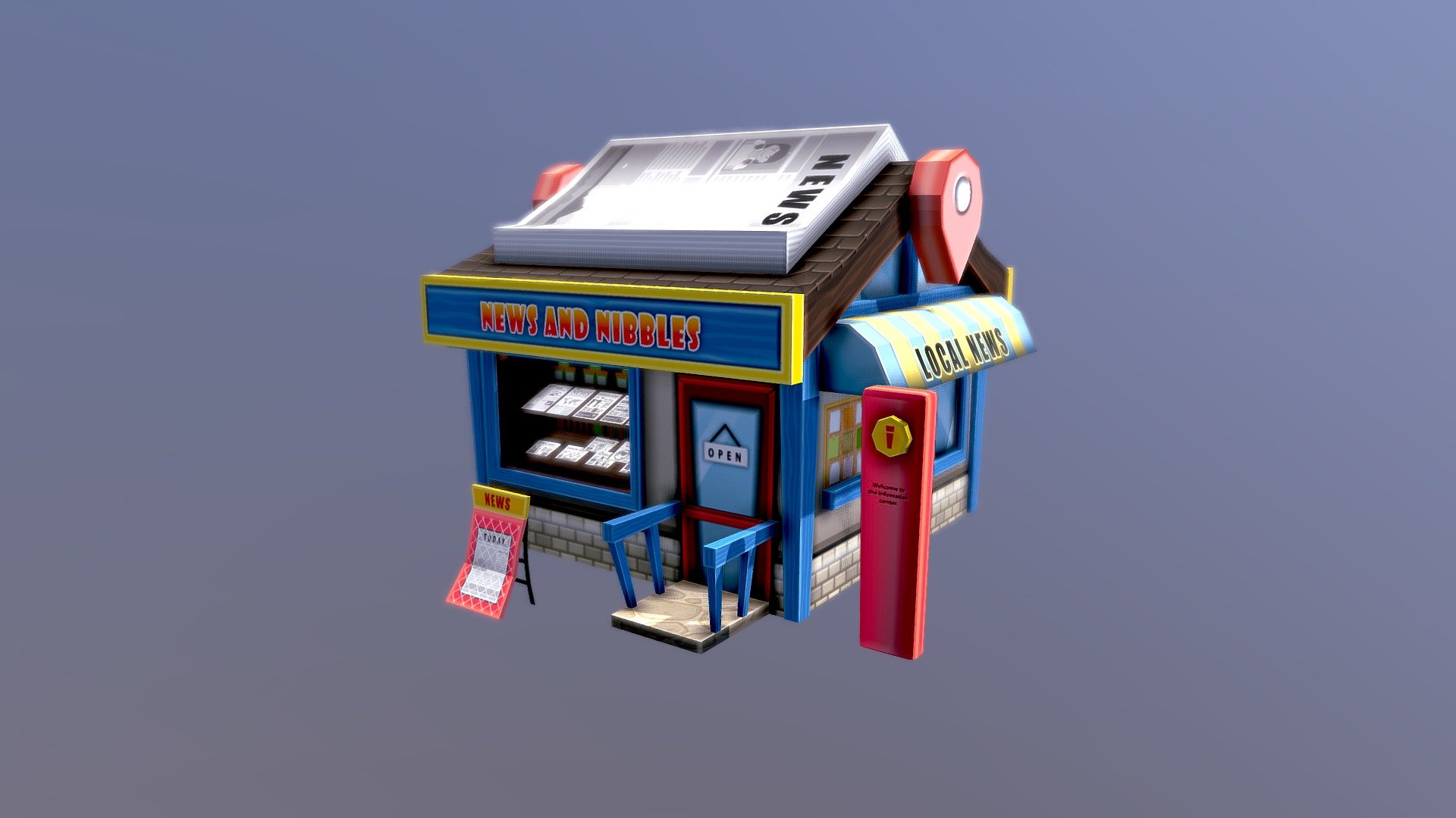 Localshop - 3D model by Waxtoucan ( Neil Hewitson ) (@neilhewitson77 ...