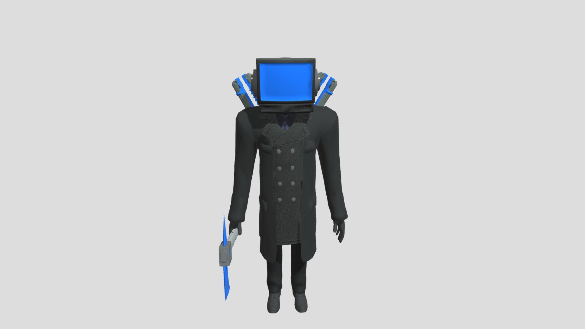 Pulse Tv Man - Download Free 3D model by Missingno21 [cfd4bc2] - Sketchfab