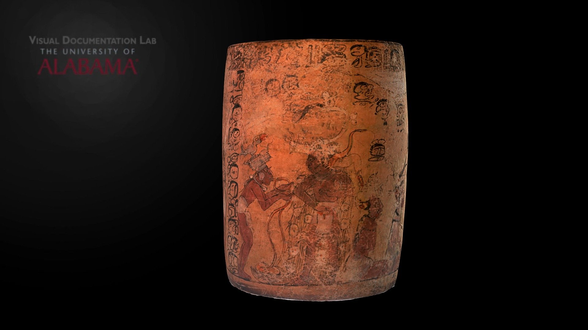 Late Classic Maya Painted Vase - 3D model by Alexandre Tokovinine ...