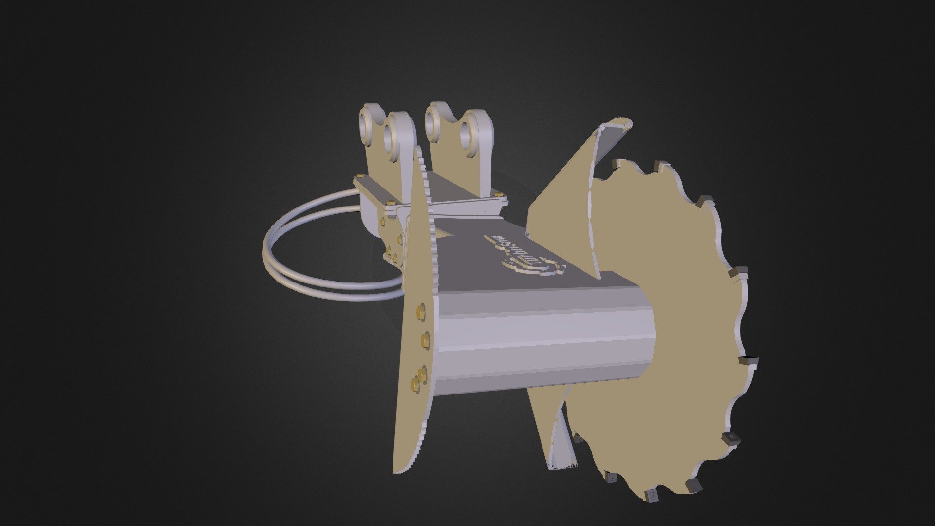 Rotating Excavator - 3D model by turbosaw [cfd6c9c] - Sketchfab