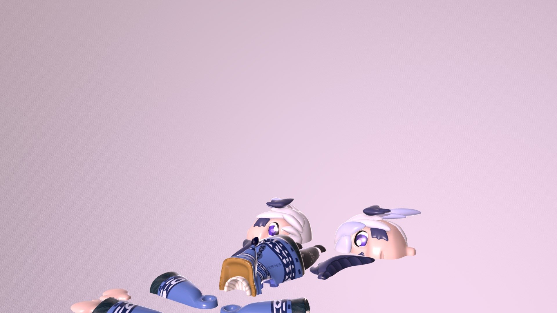Chibi Build animation - 3D model by Pikkutähti (@pikkutahti) [cfd7004 ...