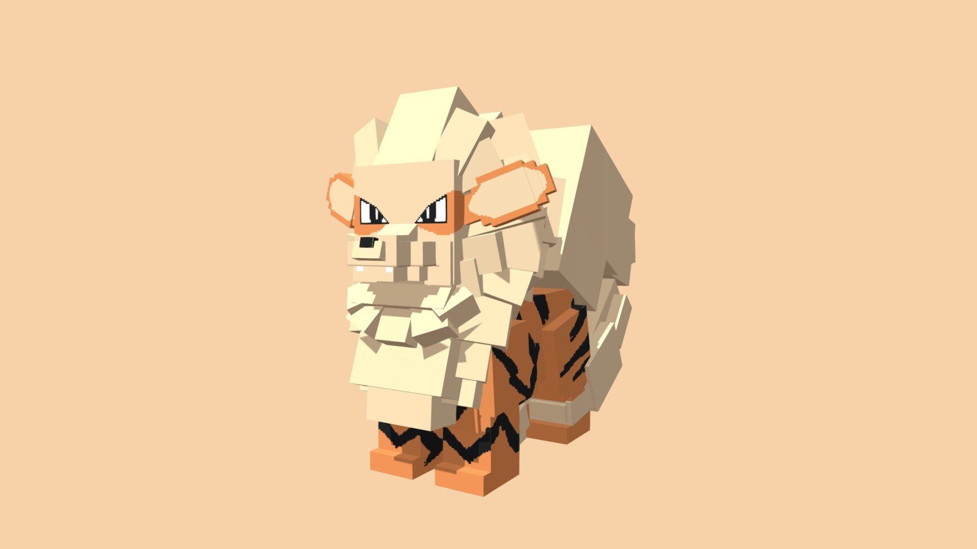 Arcanine - 3D model by marioplumer71 [cfd7548] - Sketchfab