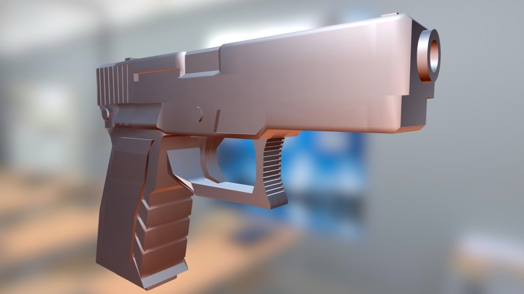 Glock, created in blender - Download Free 3D model by Ed C (@edc ...