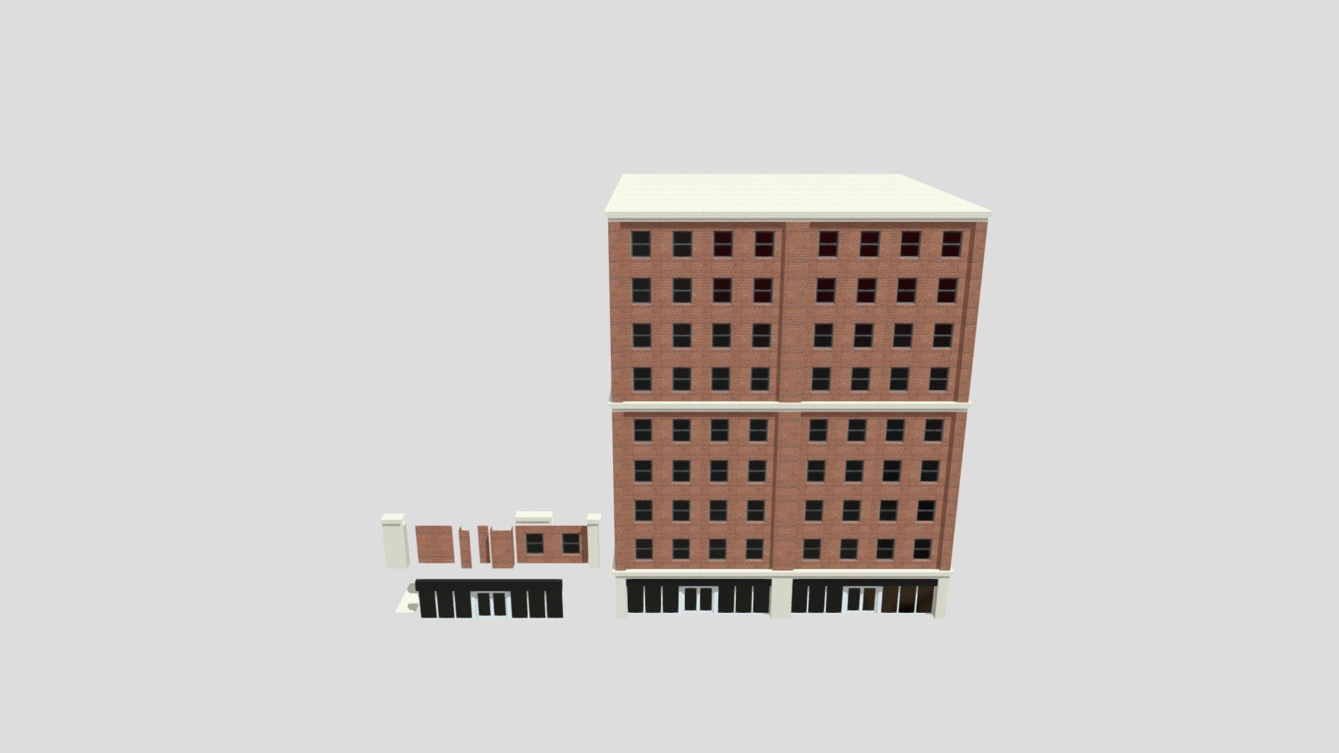 Building modular - 3D model by Ariyanto70 [cfd7e52] - Sketchfab