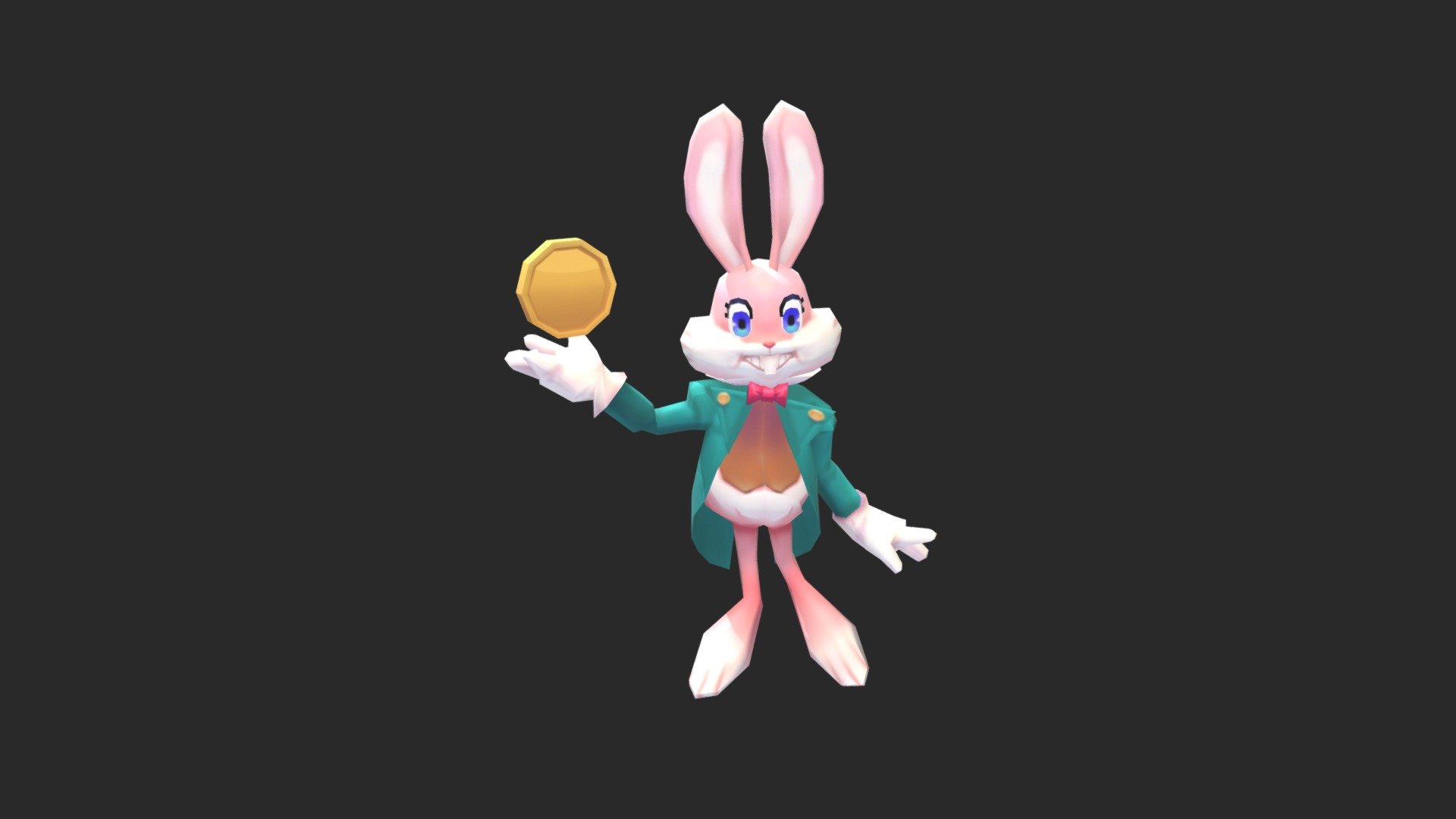 Rabbit cash dealer - 3D model by yossra.el.said [cfdbc8c] - Sketchfab