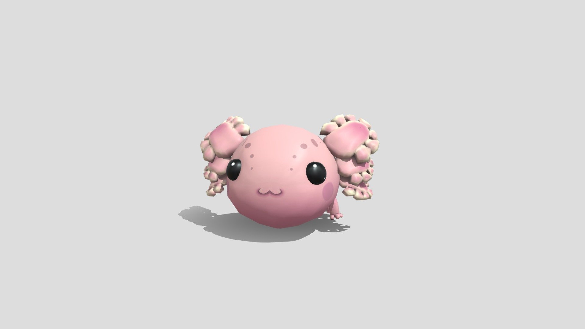 3D Low Poly Axolotl - 3D model by RauleteXD [cfdce13] - Sketchfab