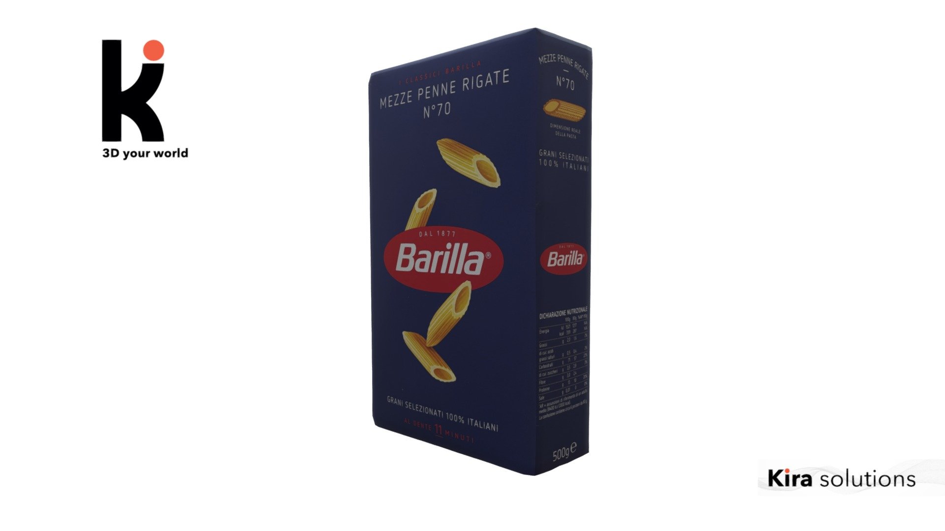 Italian pasta - 3D model by Kira Solutions (@KiraSolutions) [cfdd31e ...