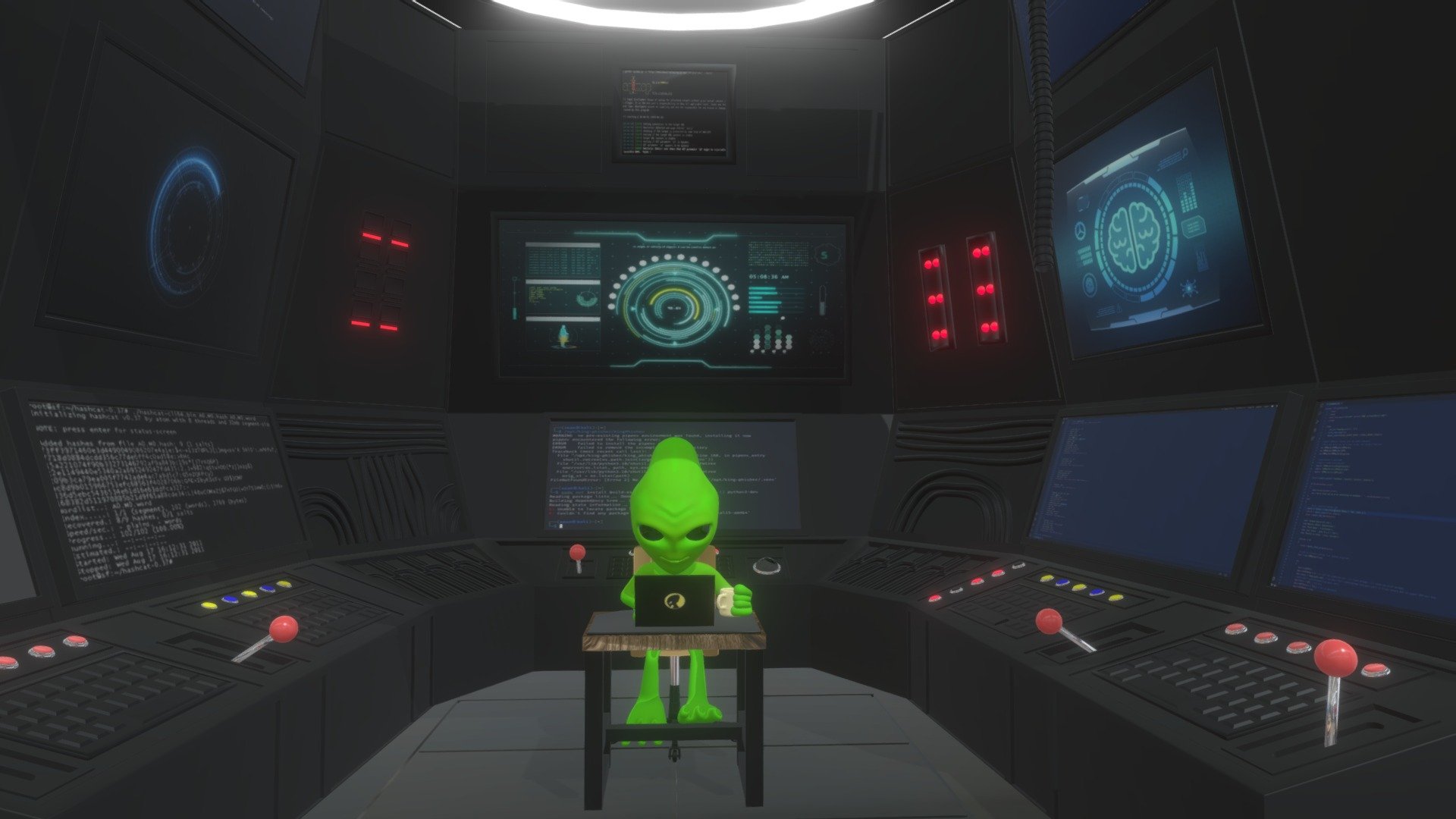 alien animation 2 - 3D model by akbarrafi400 [cfde4e7] - Sketchfab